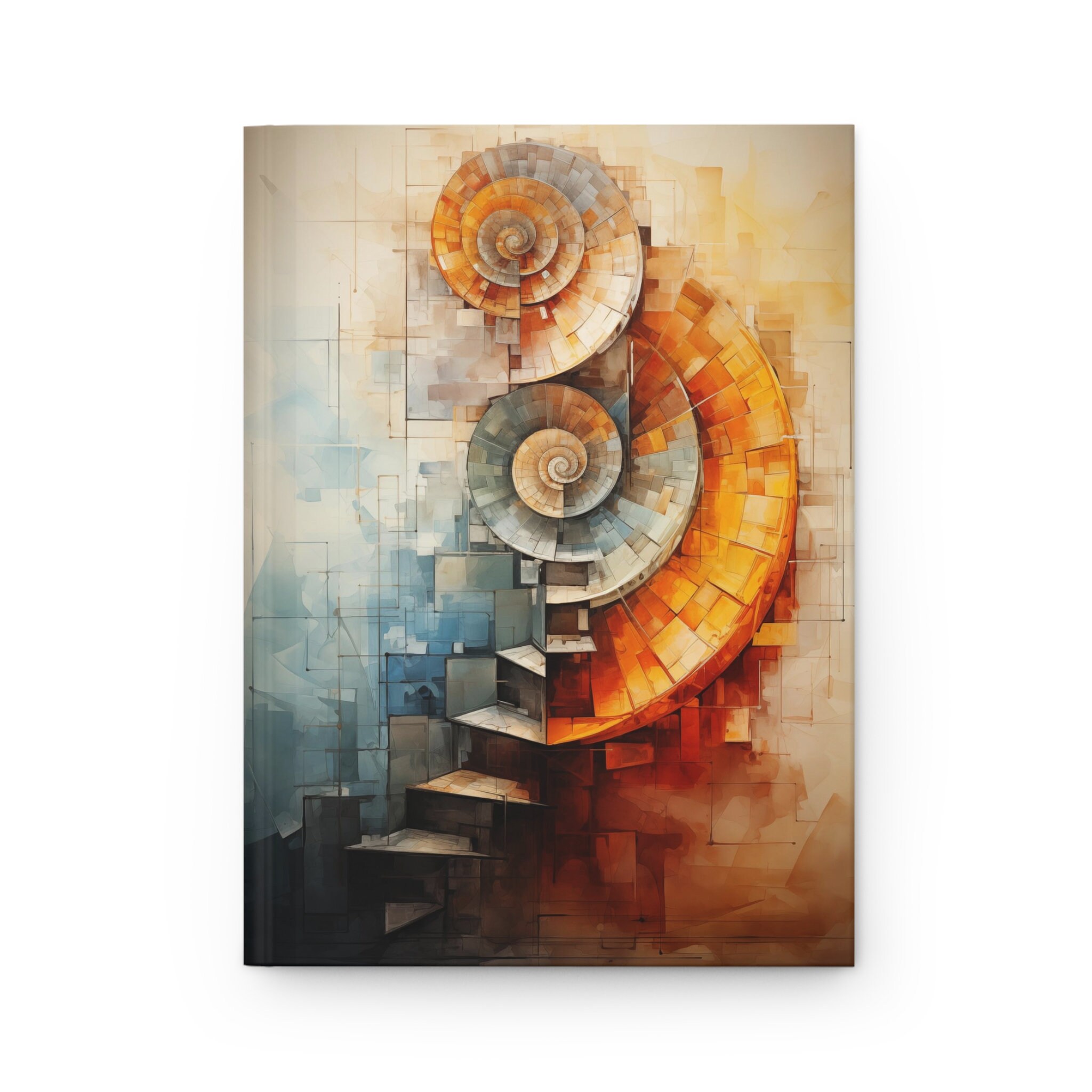 Golden Ratio Journal Fibonacci Spiral Hardcover Notebook - Etsy
