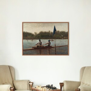 The Biglin Brothers Turning the Stake, Thomas Eakins, 1873 | Printable Vintage Wall Art | Famous ...