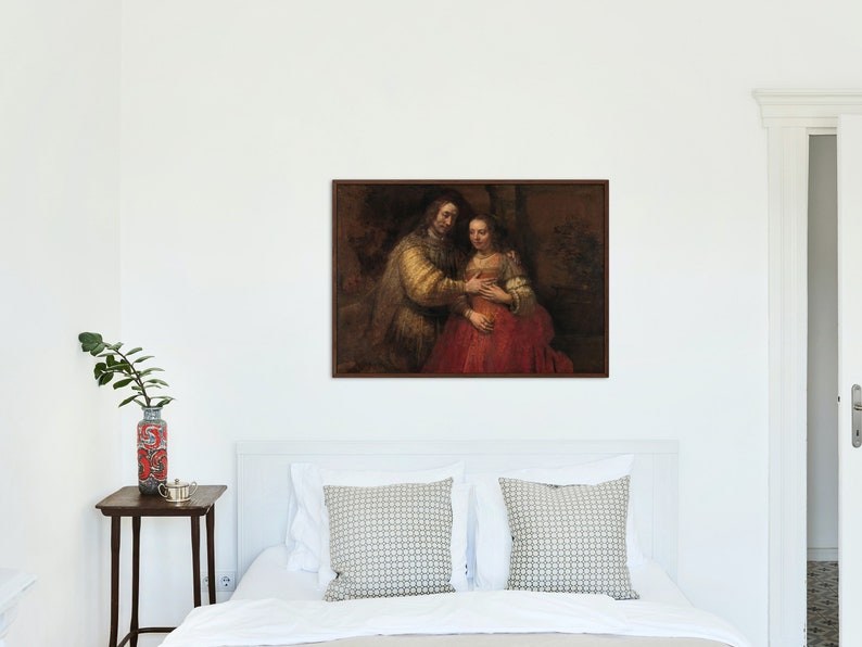 Isaac and Rebecca, Known as the Jewish Bride, Rembrandt Van Rijn, 1665 ...