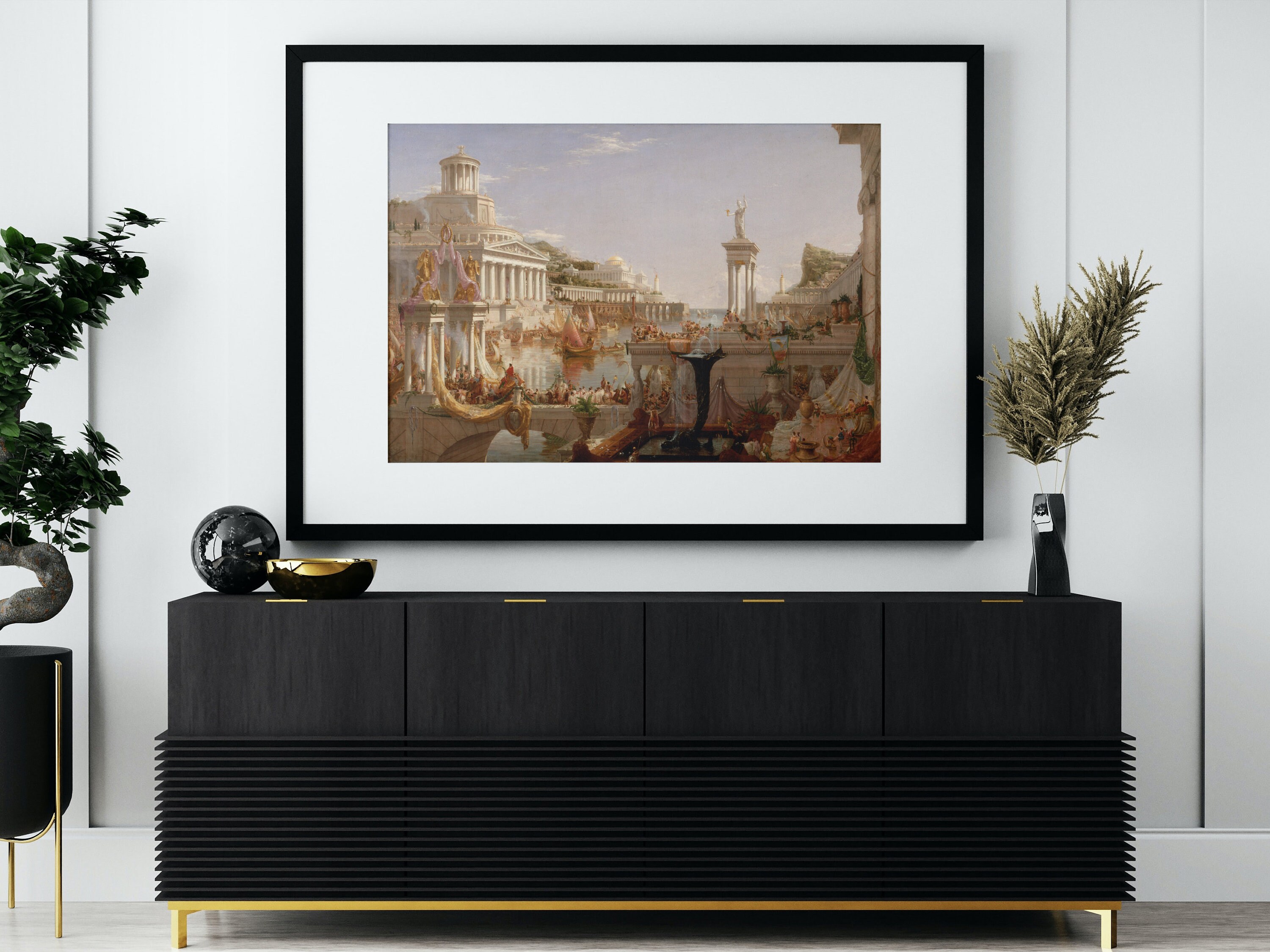 Thomas Cole, the Course of Empire: the Consummation of Empire 19th ...