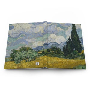 Wheat Field, Vincent Van Gogh Journal | Famous Art Journal | Hardcover ...