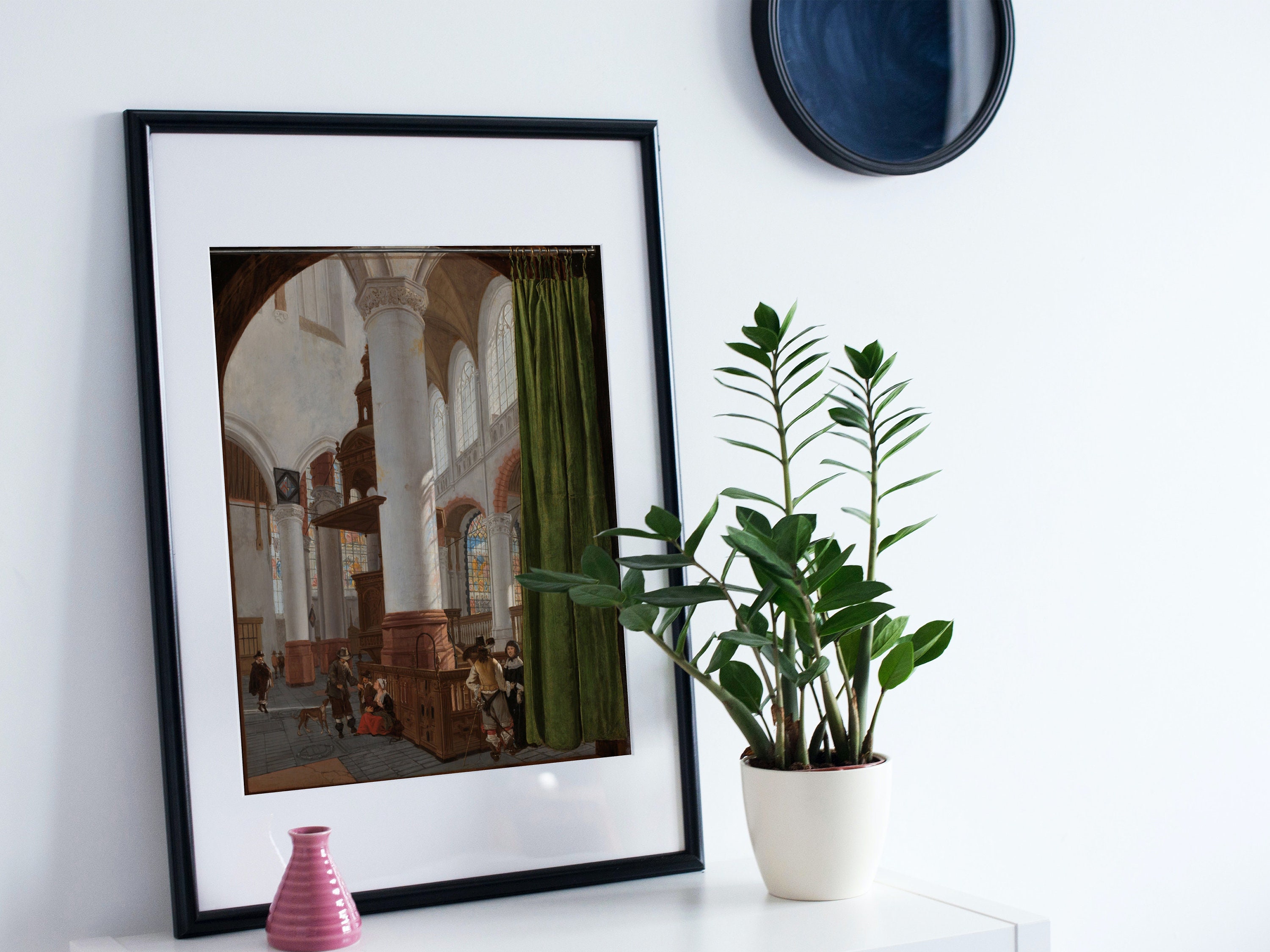Interior of the Oude Kerk in Delft Gerard Houckgeest 1654 - Etsy