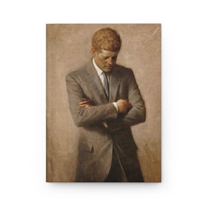 John F Kennedy Journal | President of USA Portrait | Hardcover Lined ...