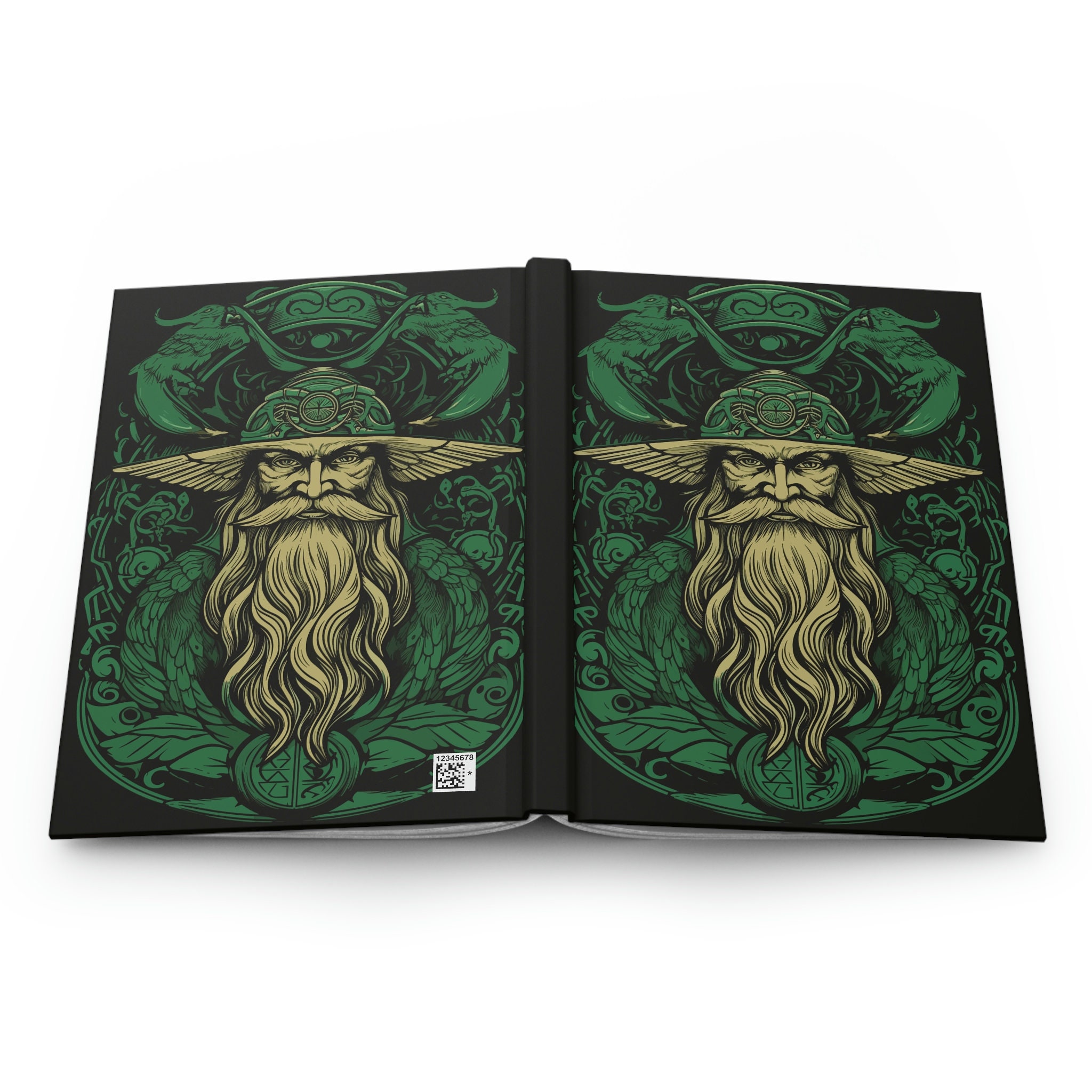 All-father Odin Journal Norse Mythology Notebook Hardcover Lined Pagan ...