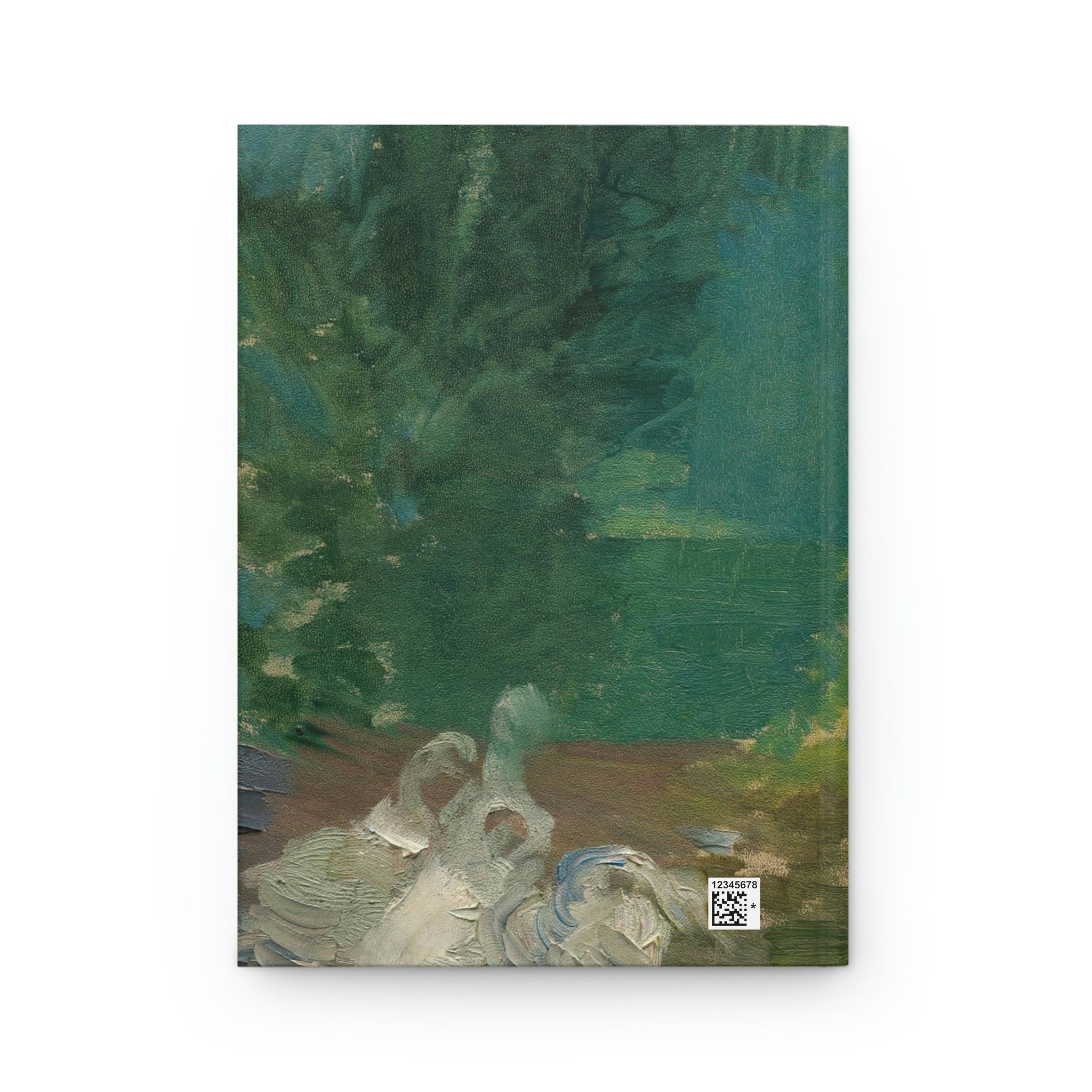 Green Abstract Art Journal Green Cover Notebook Hardcover - Etsy