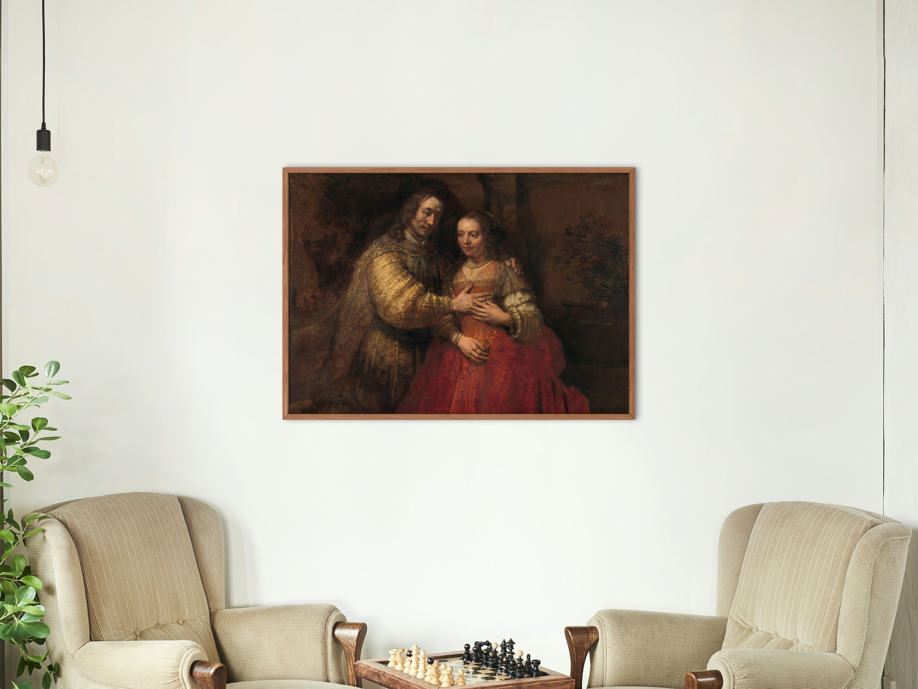 Isaac and Rebecca, Known as the Jewish Bride, Rembrandt Van Rijn, 1665 ...