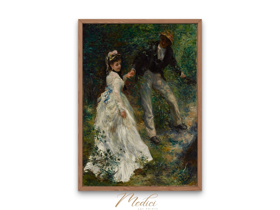 The Promenade, Pierre-auguste Renoir, 1870 | Printable Vintage Wall Art ...