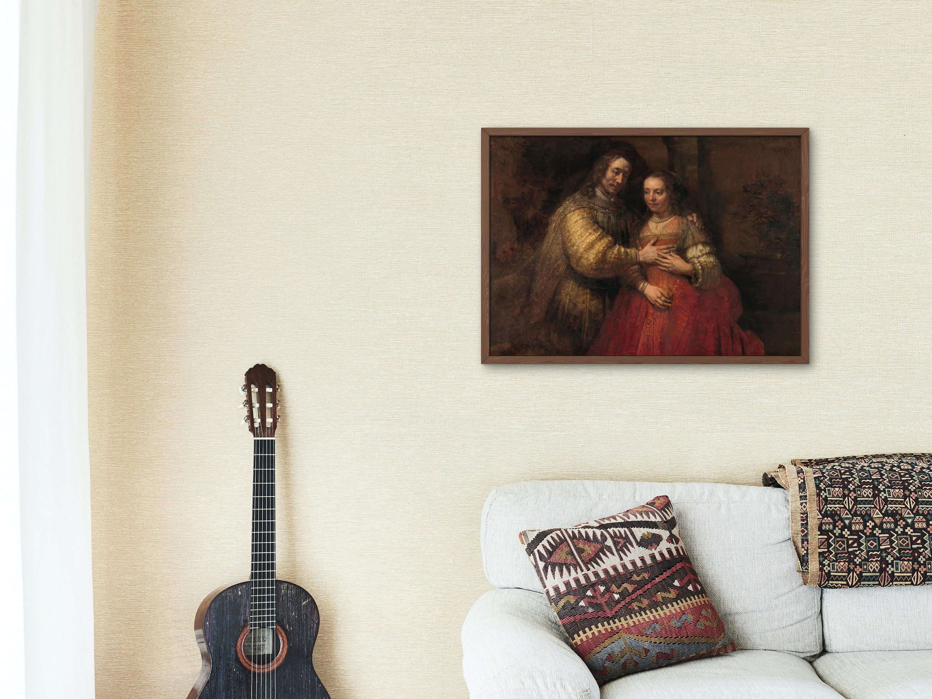 Isaac and Rebecca, Known as the Jewish Bride, Rembrandt Van Rijn, 1665 ...