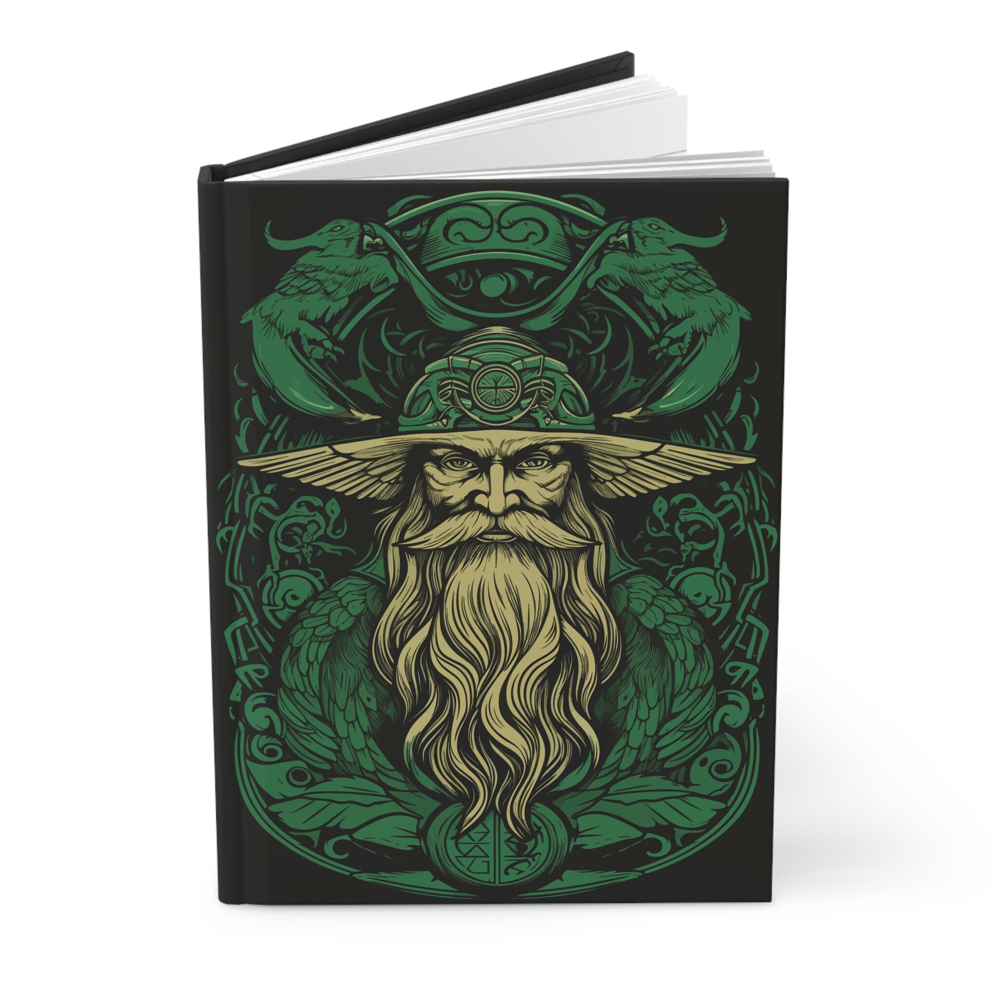 All-father Odin Journal Norse Mythology Notebook Hardcover Lined Pagan ...