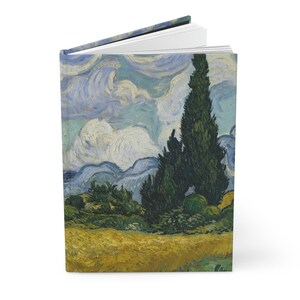 Wheat Field, Vincent Van Gogh Journal | Famous Art Journal | Hardcover ...