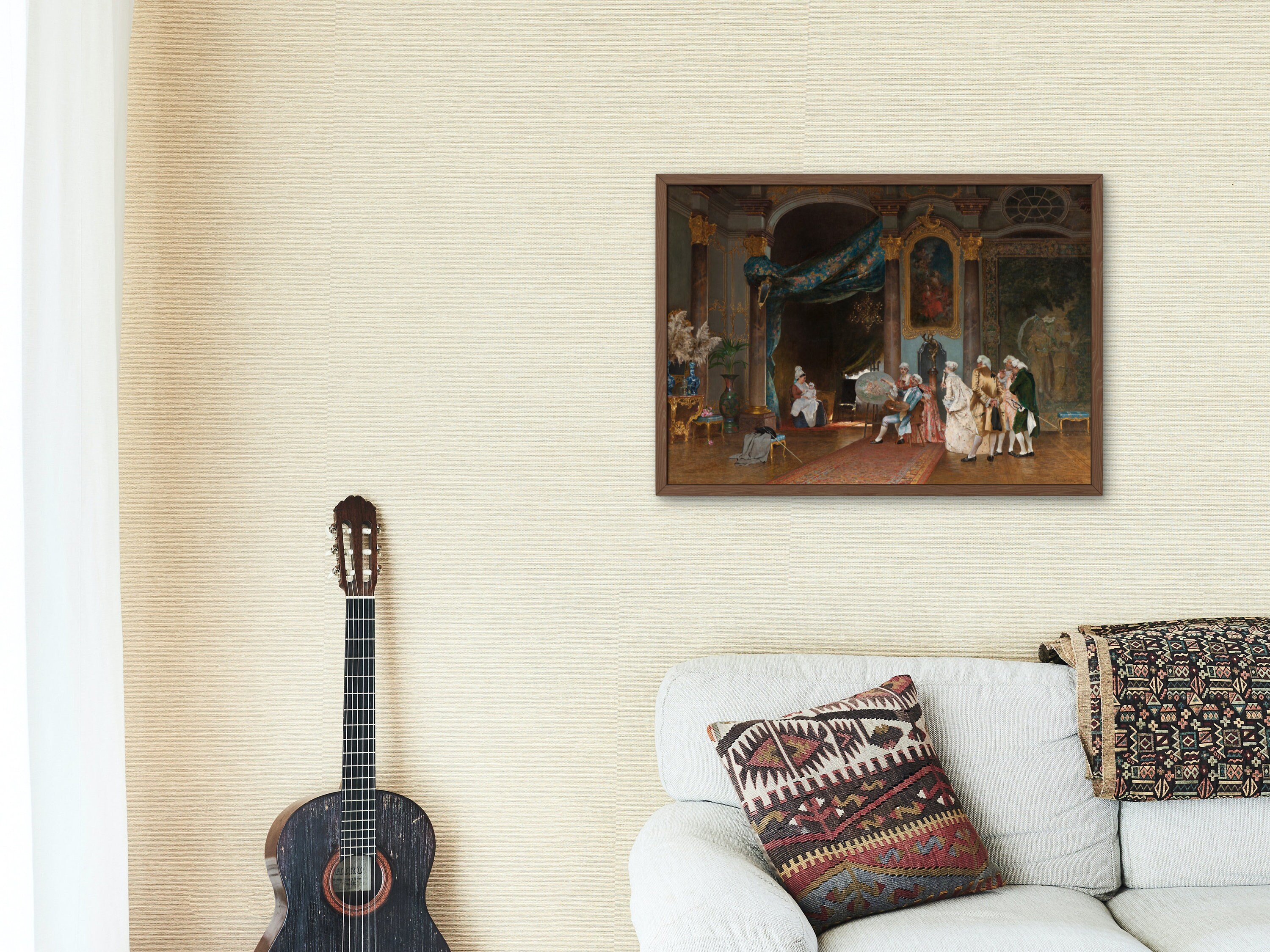 A Séance, Hugo Salmson Printable Vintage Wall Art Rococo Inspired ...