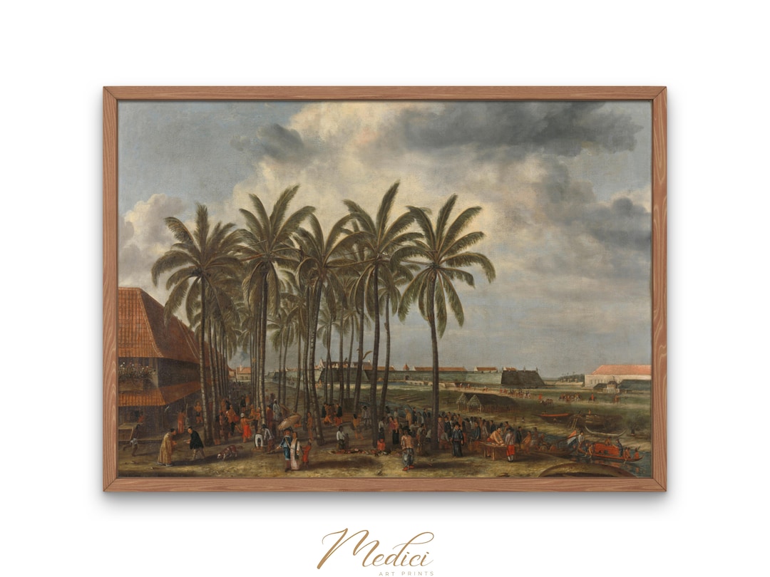 The Castle of Batavia, Andries Beeckman, 1662 | Printable Vintage Wall ...