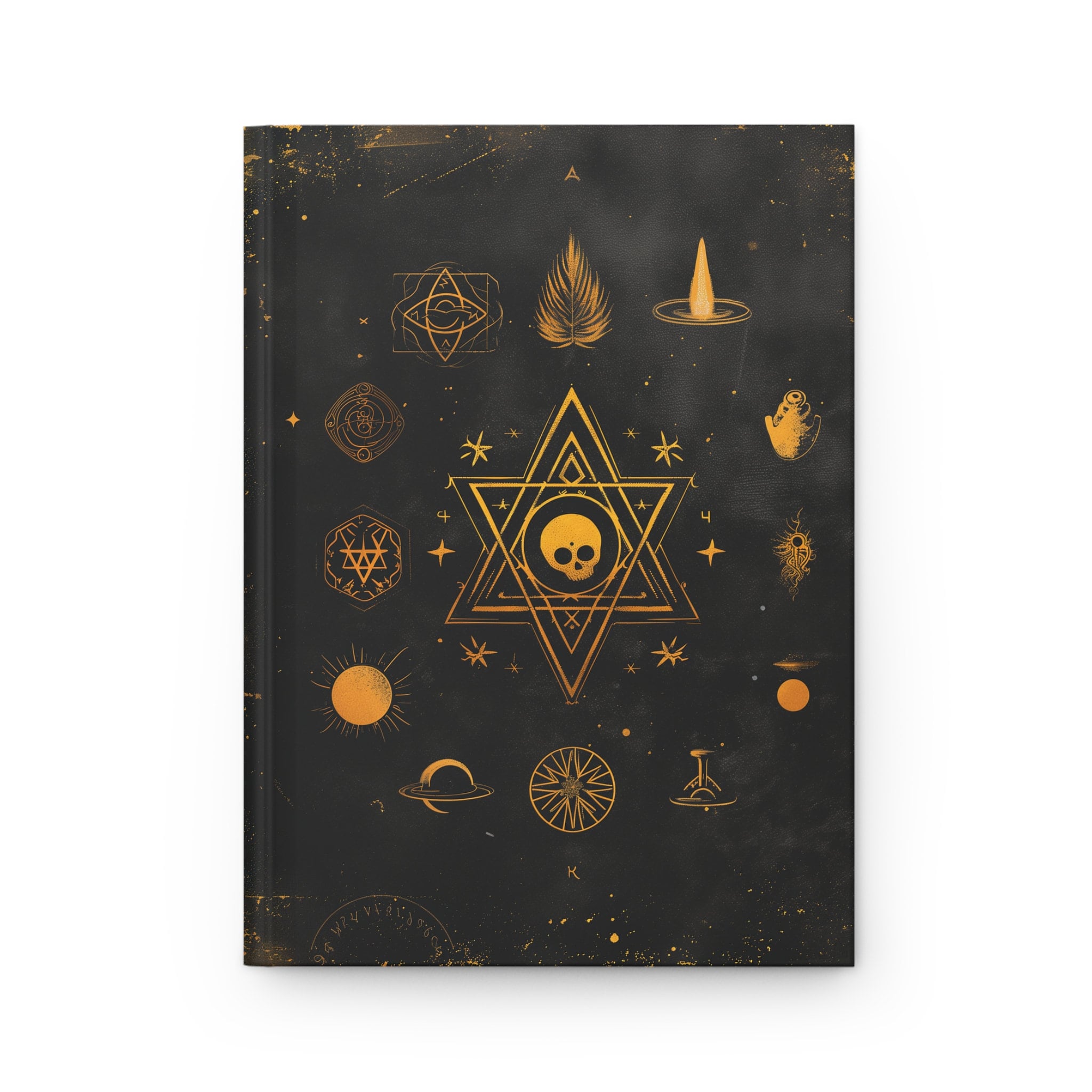 Witchcraft Journal Dark Arts Spell Notebook Hardcover Lined Notebook ...