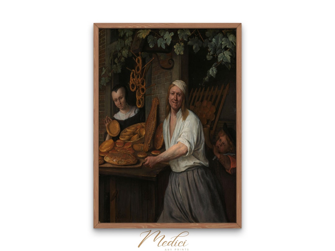 The Baker and His Wife, Jan Havicksz. Steen, 1658 | Printable Vintage ...