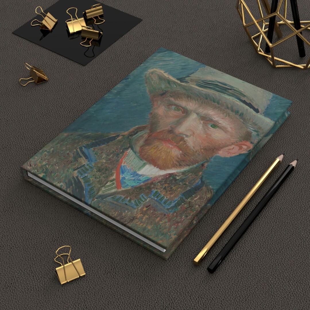 Self Portrait, Vincent Van Gogh Journal | Famous Art Journal ...