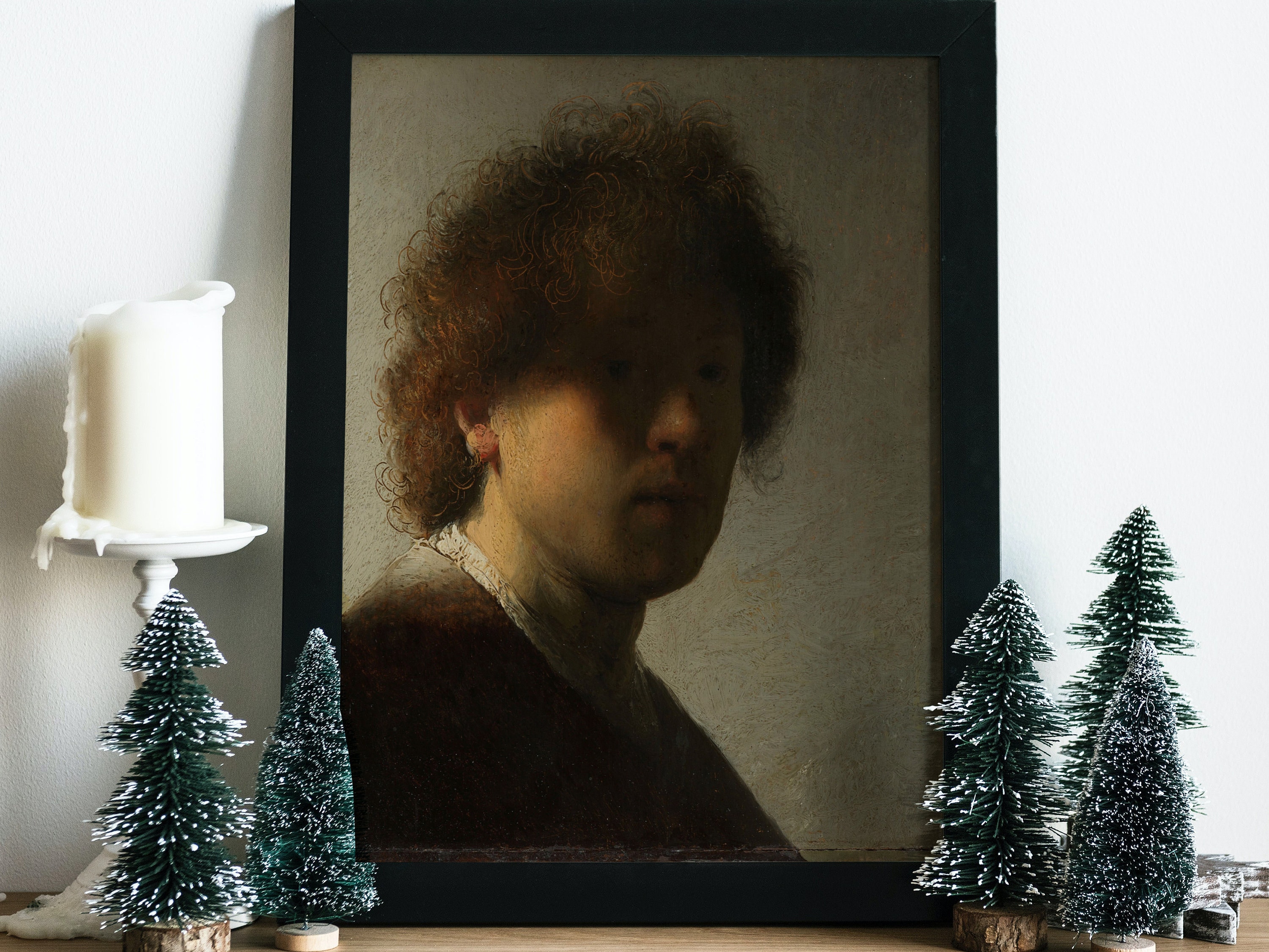 Self-portrait, Rembrandt Van Rijn, 1628 | Printable Vintage Wall Art ...