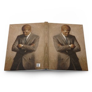John F Kennedy Journal | President of USA Portrait | Hardcover Lined ...
