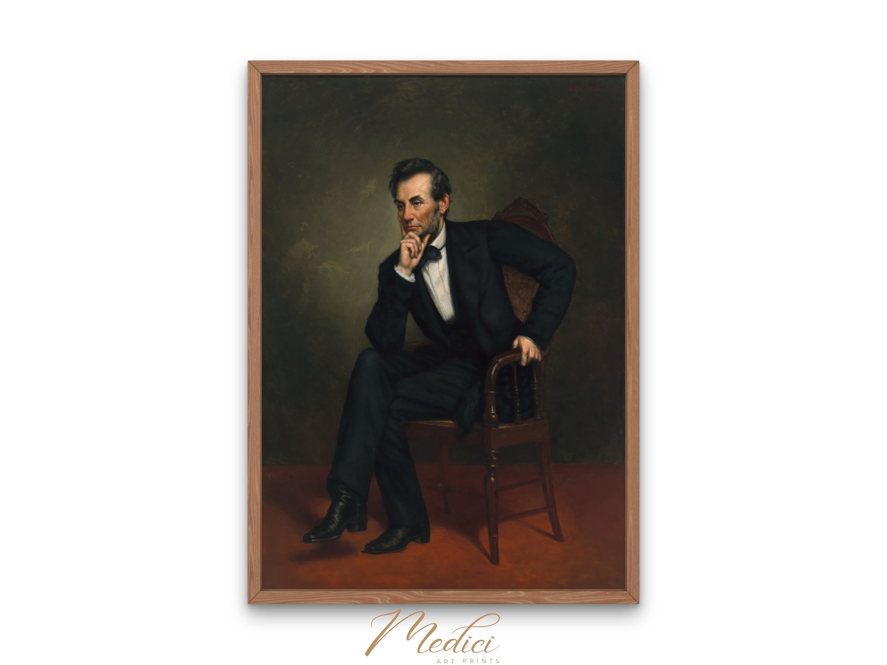 Abraham Lincoln, 1887 Printable Vintage Wall Art US Presidents ...