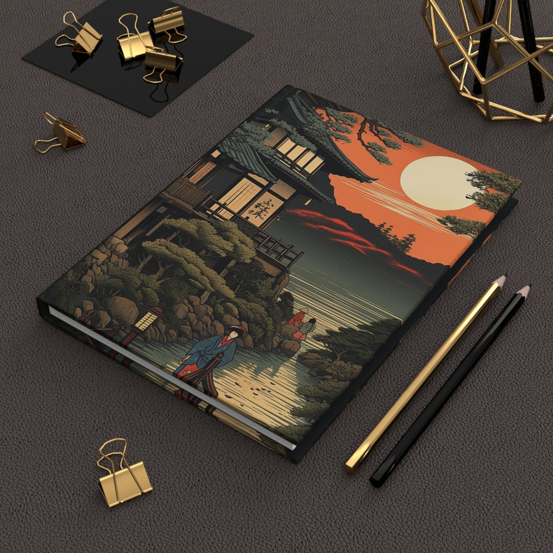 Traditional Japanese Art Journal, Edo Period Hardcover Diary, Tsuchiya ...