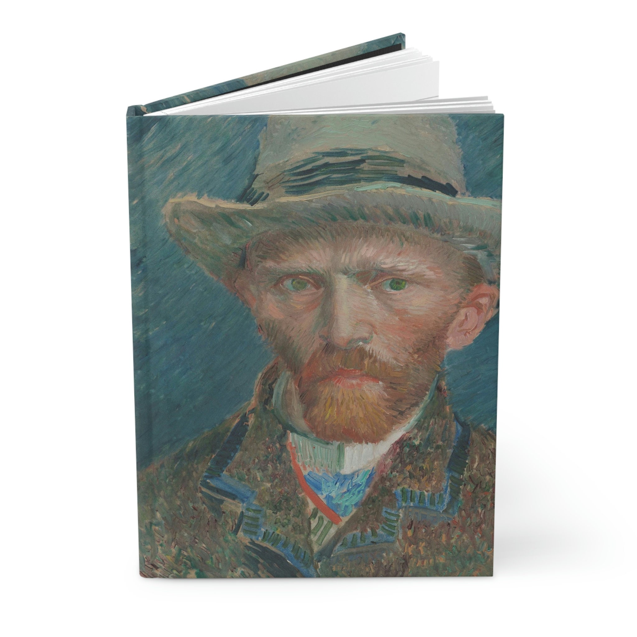 Self Portrait, Vincent Van Gogh Journal Famous Art Journal Hardcover ...