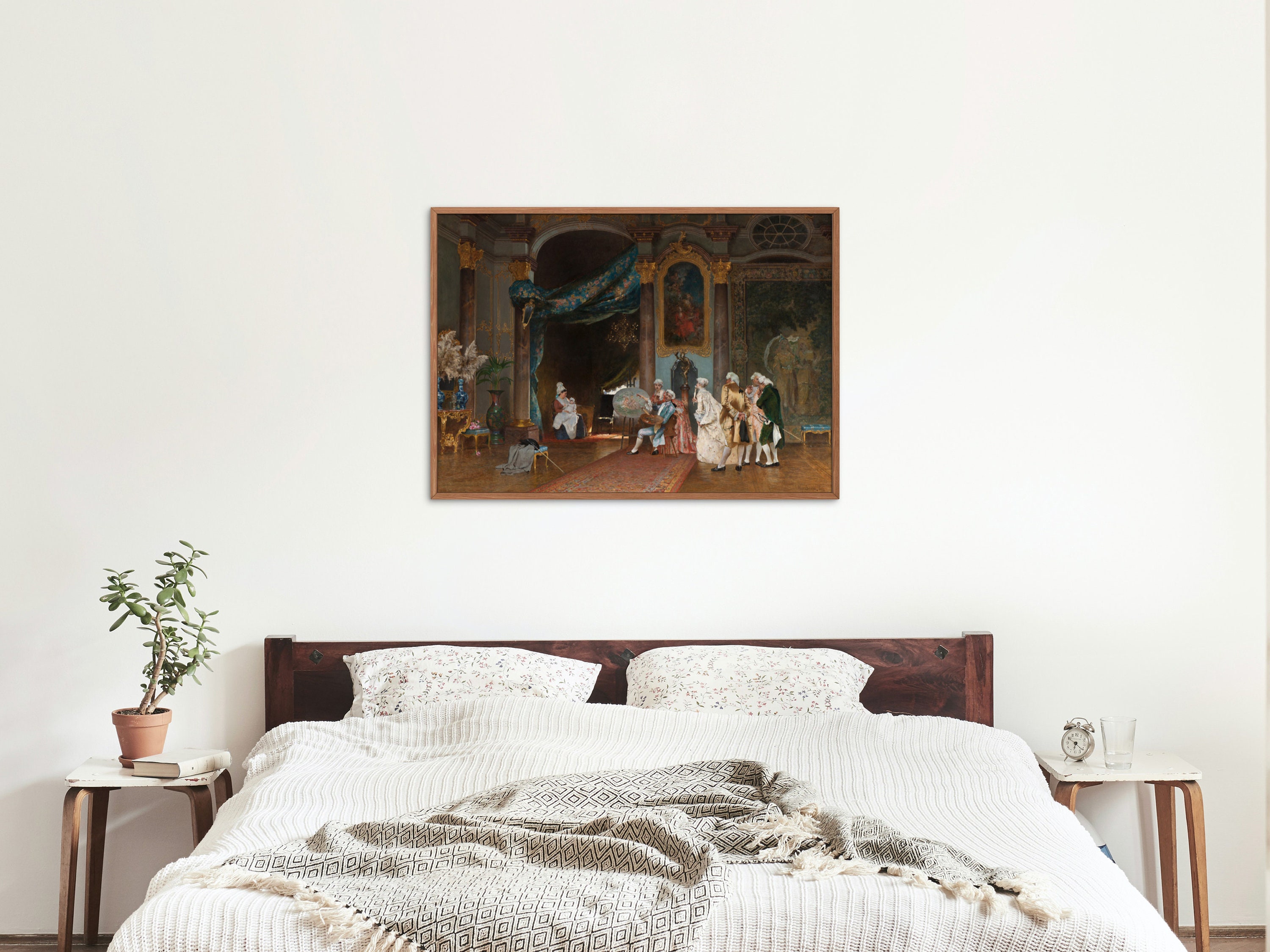 A Séance, Hugo Salmson Printable Vintage Wall Art Rococo Inspired ...