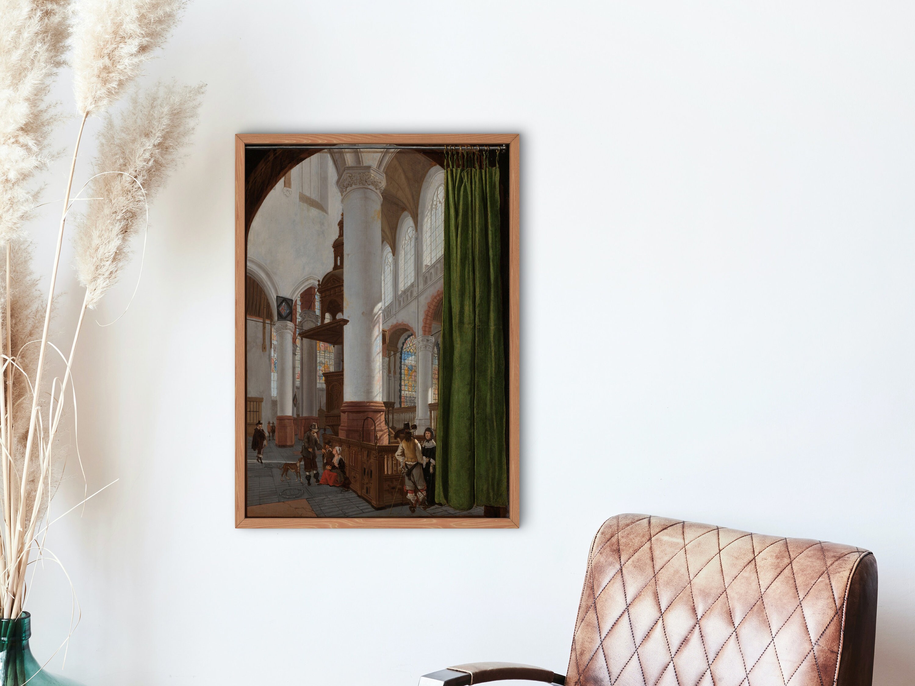 Interior of the Oude Kerk in Delft Gerard Houckgeest 1654 - Etsy