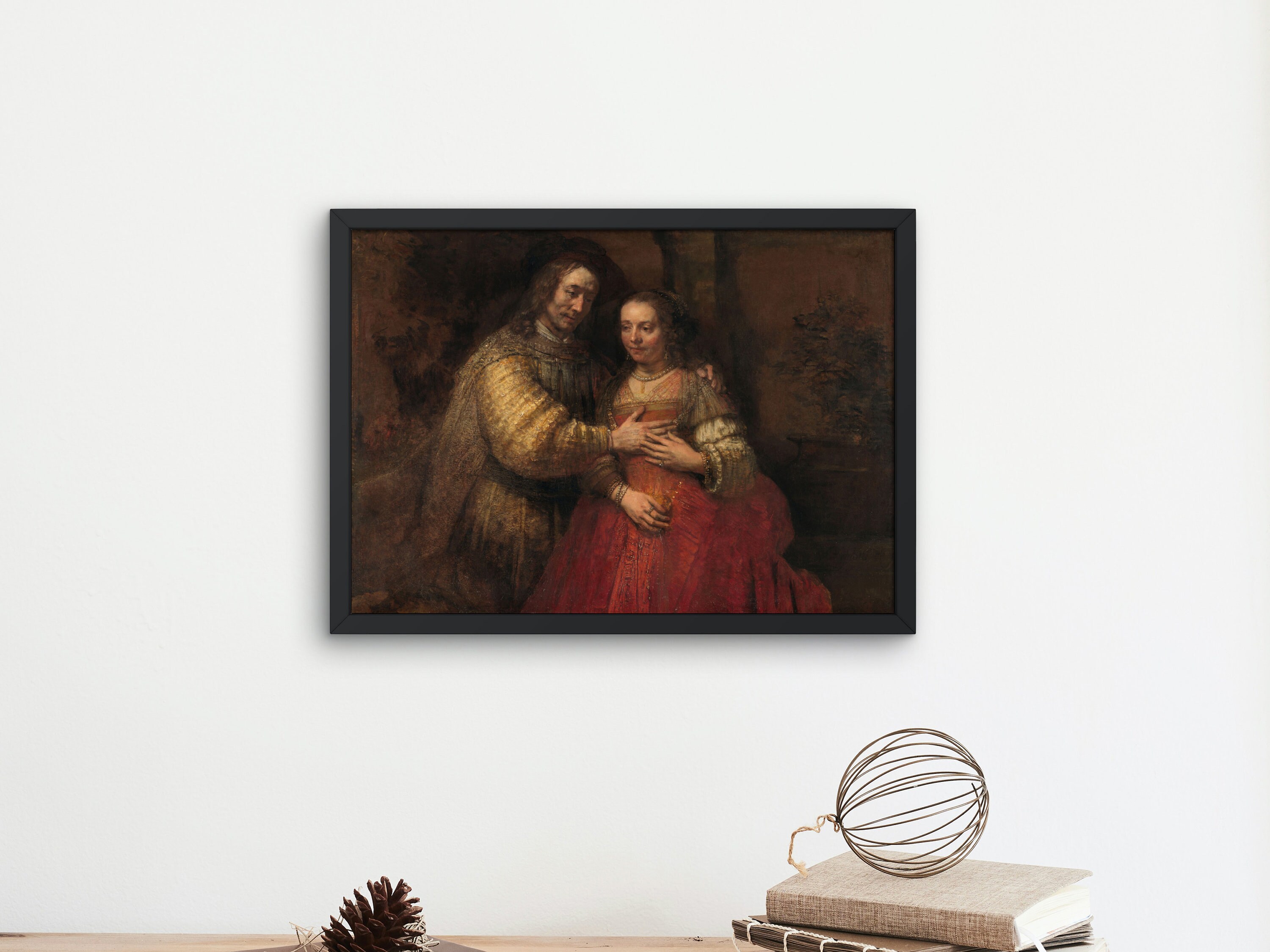 Isaac and Rebecca, Known as the Jewish Bride, Rembrandt Van Rijn, 1665 ...