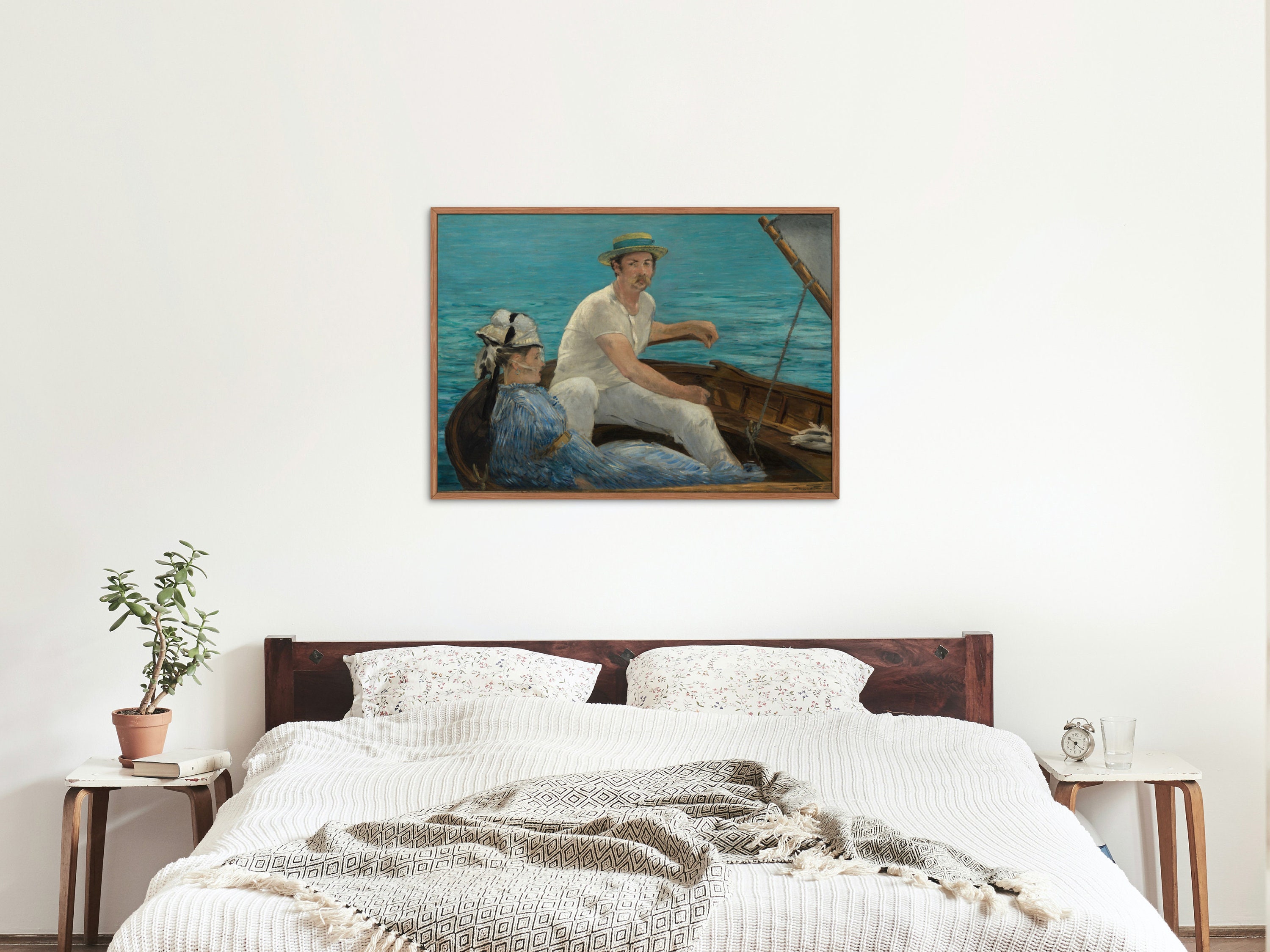 Boating, Edouard Manet, 1874 | Printable Vintage Wall Art | Nautical ...