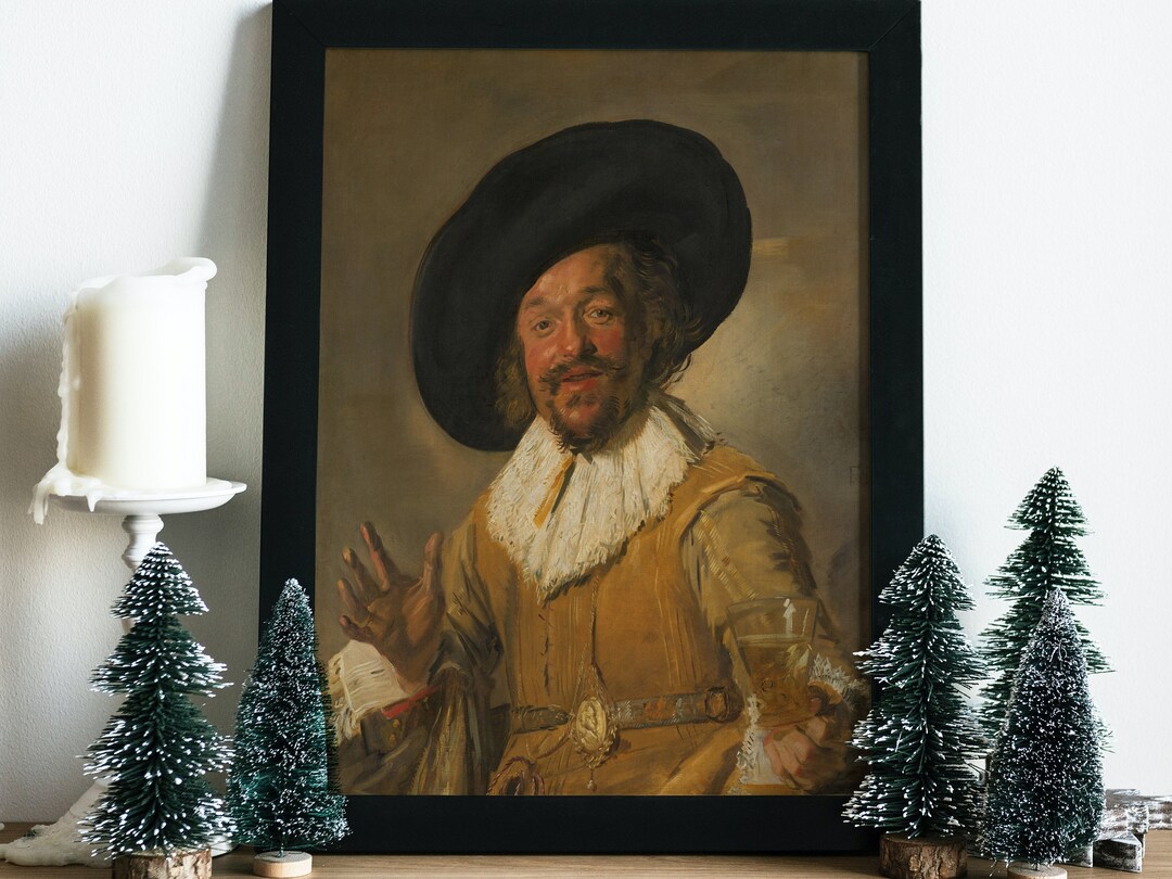 Frans Hals 'merry Drinker' Vintage Portrait Art Print (instant Download ...