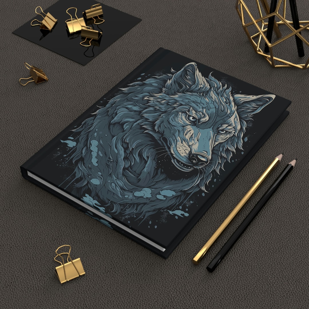 Ragnarok Fenrir Journal | Monstrous Wolf of Norse Mythology Notebook | Hardcover Lined Notebook ...