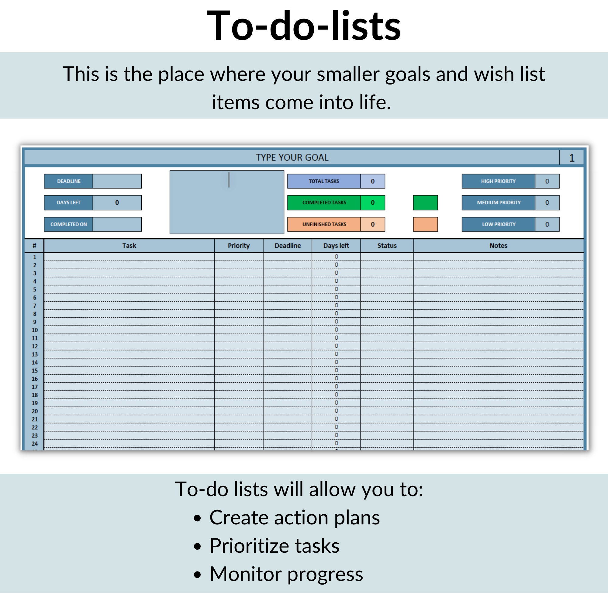 Goal Planner Goal Setting and Planning Tool to Help You Set, Monitor ...