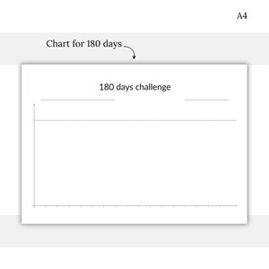 180 Days Challenge Tracker Printables, Habit Tracker, Habit Tracker ...