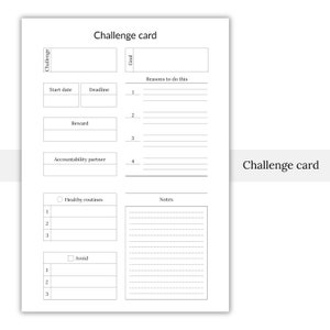 120 Day Challenge Tracker Printables, Goal Planner (PDF) - Etsy