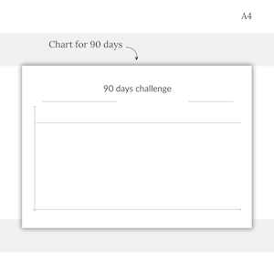 90 Days Challenge Tracker Printables, Habit Tracker, Habit Tracker ...