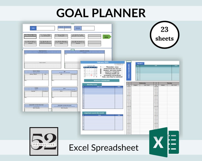 Goal Planner Goal Setting and Planning Tool to Help You Set, Monitor ...