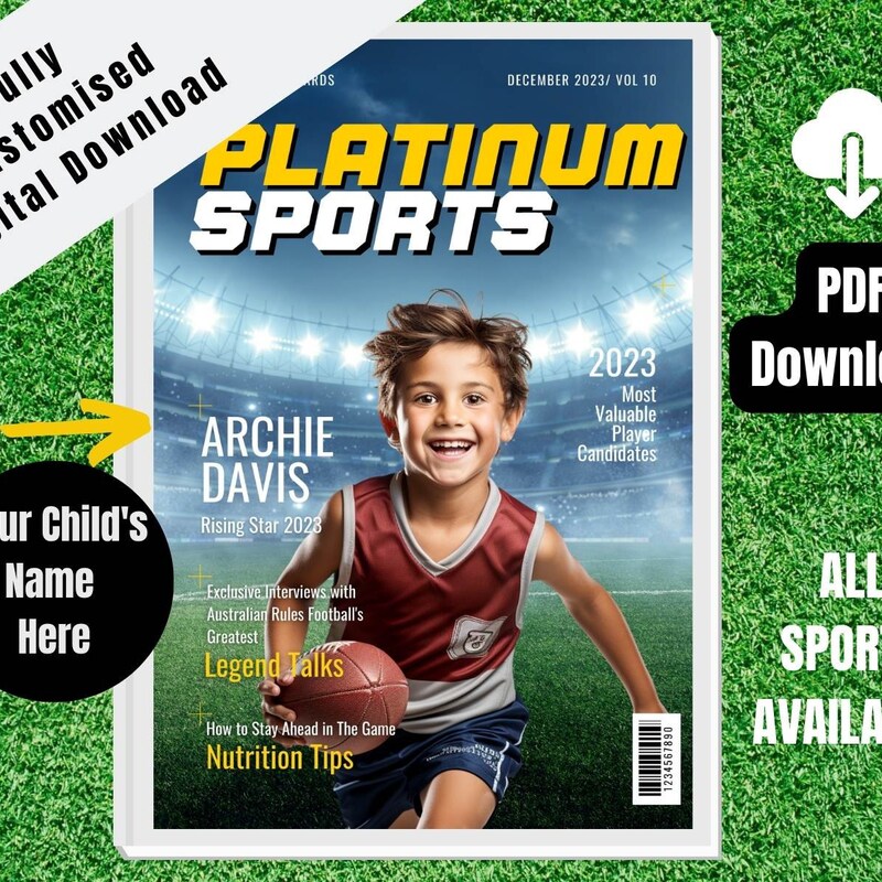 Personalised Magazine Covers - Etsy UK