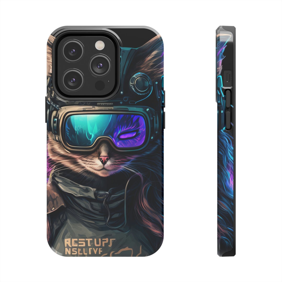 Cyberpunk Sci-fi Gamer Girl VR Cats - Vex - iPhone 11 12 13 14 Pro Max ...