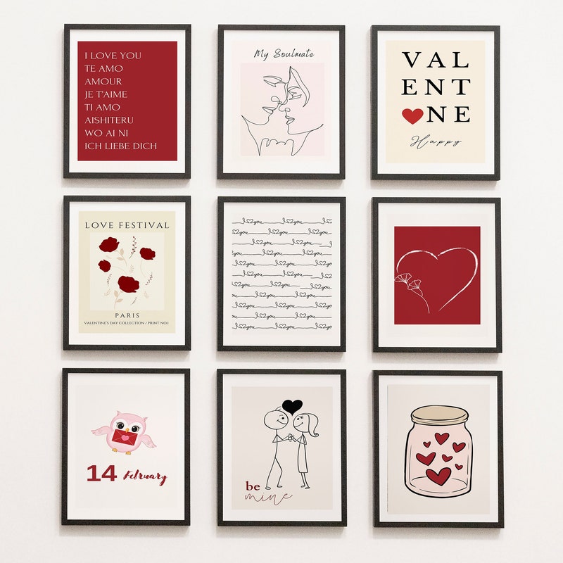 Modern Valentine - Etsy