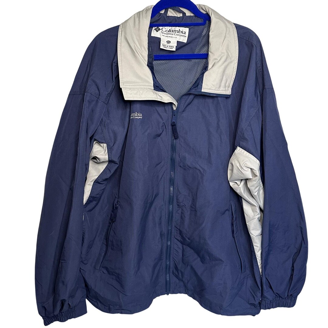 Vintage Mens Columbia Wind Breaker Jacket Plus Size XXL - Etsy