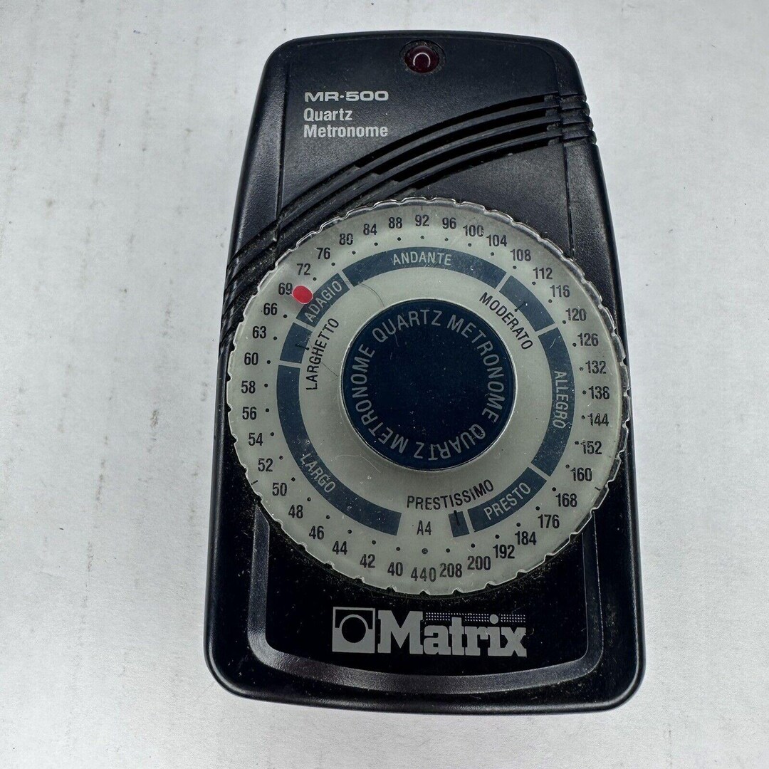 Matrix MR-500 Quartz Metronome With Flashing Light - Etsy
