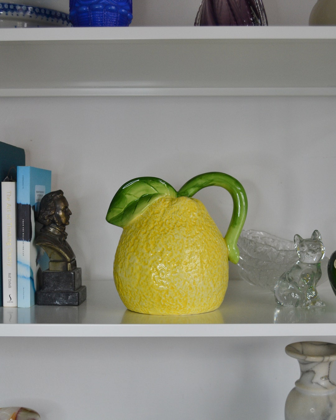 American Atelier Ceramic Lemon Pitcher - Etsy