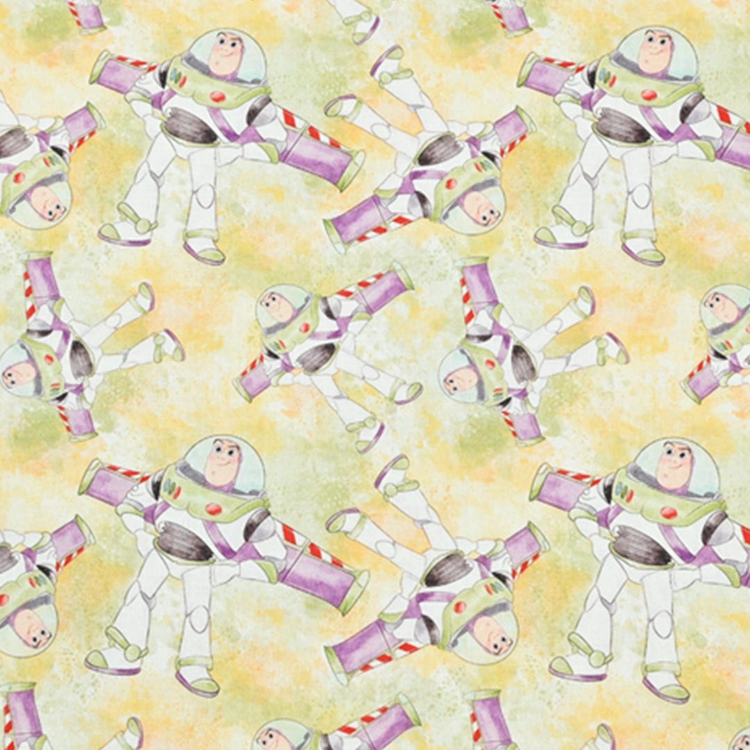 Disney Toy Story Fabric Buzz Lightyear Fabric Cartoon Cotton Fabric by ...