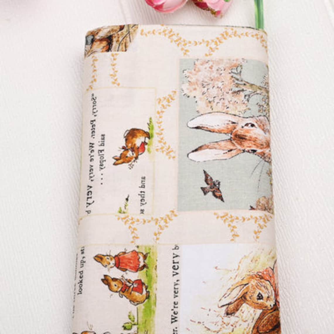 Vintage Beatrix Potter Fabric Peter Rabbit Fabric Cartoon - Etsy