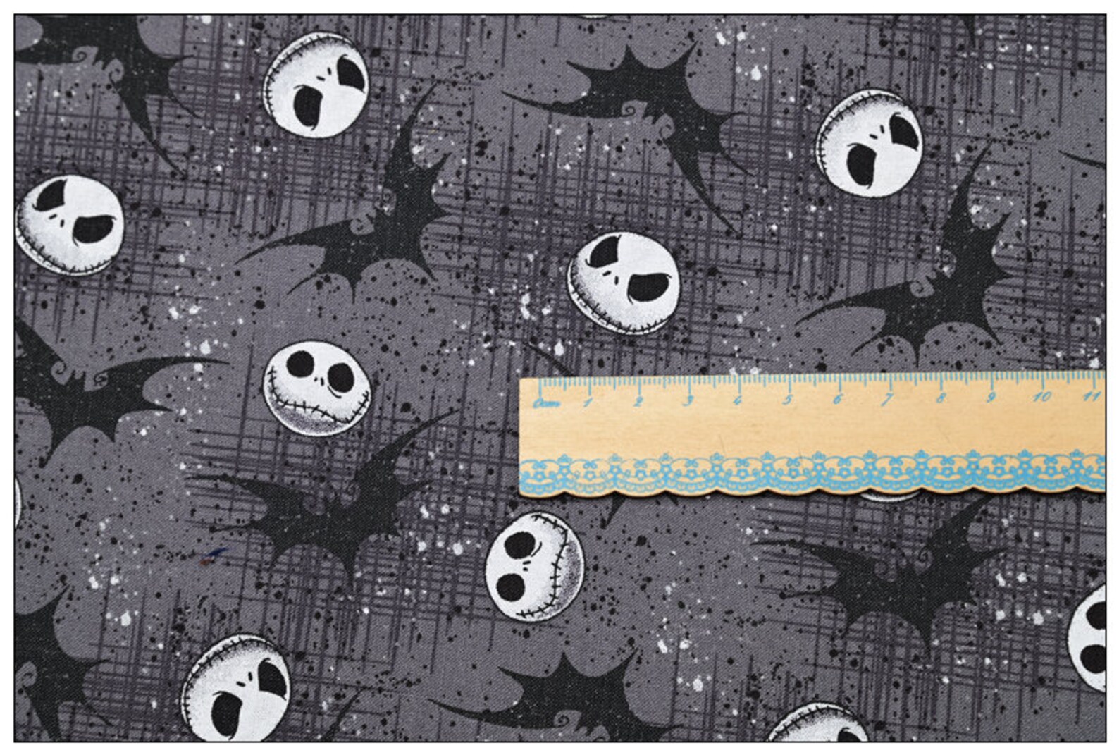 The Nightmare Before Christmas Fabric Cartoon Cotton Fabric by the Half ...