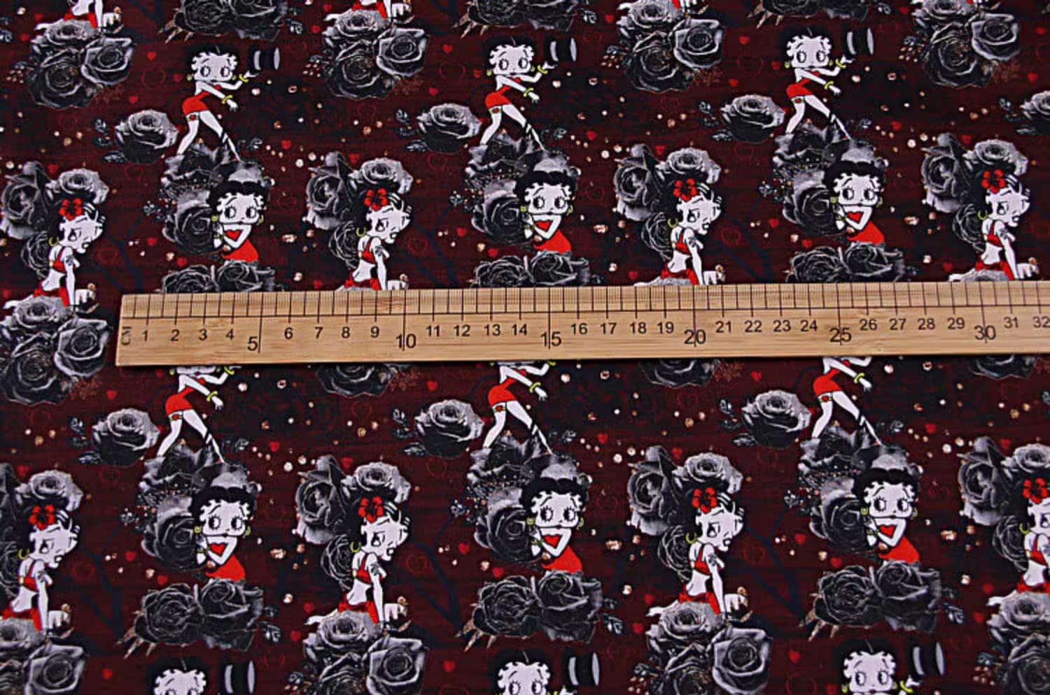 Betty Boop Fabric Retro Vintage Comic Fabric Cartoon Cotton Fabric by ...
