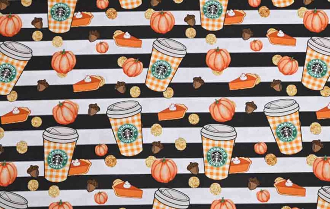 Coffee Starbucks Fabric Mermaid Fabric Anime Fabric Cartoon Cotton ...