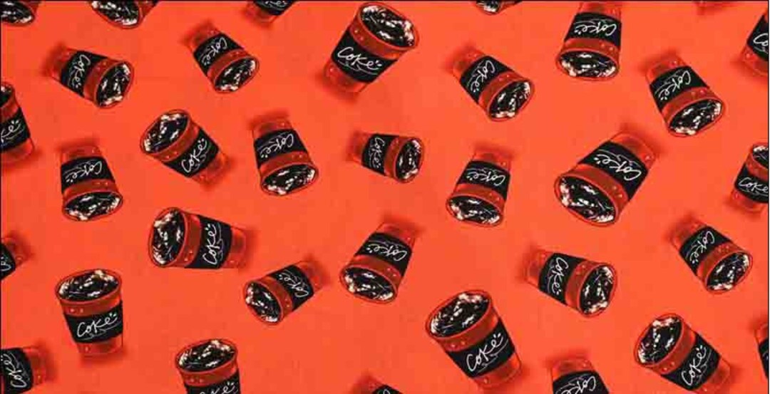 Coca-cola Fabric Carbonate Soft Drink Fabric Anime Fabric Cartoon ...