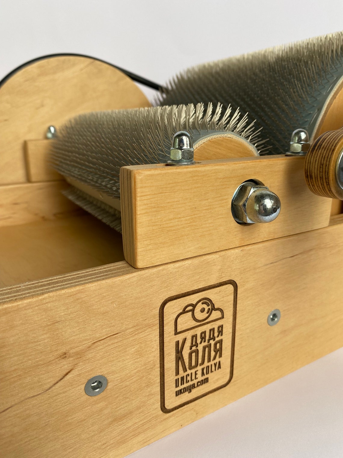 Premium Drum Carding Machine: Handcrafted Wool Comber With 72 TPI ...