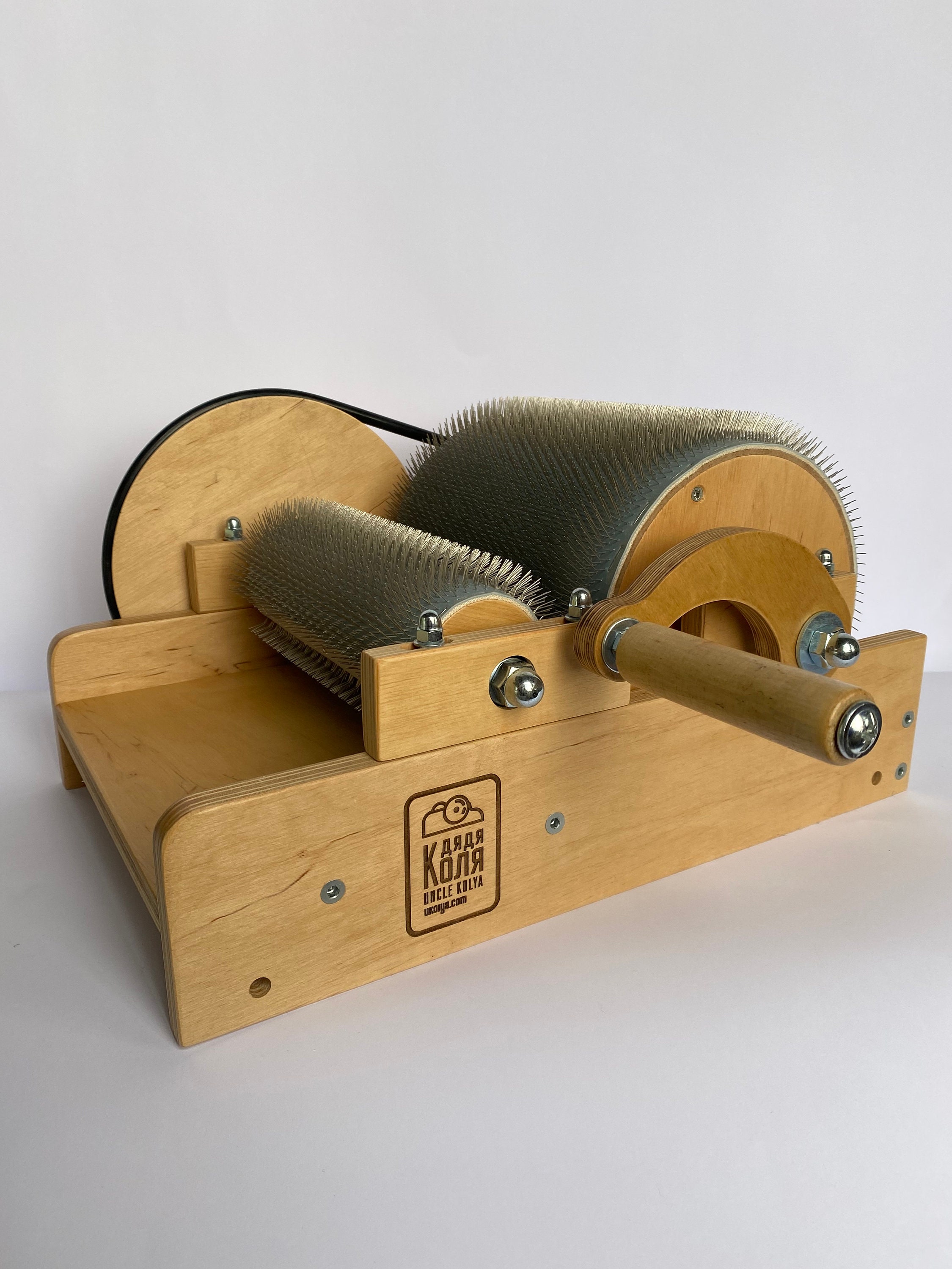 Premium Drum Carding Machine: Handcrafted Wool Comber With 72 TPI ...