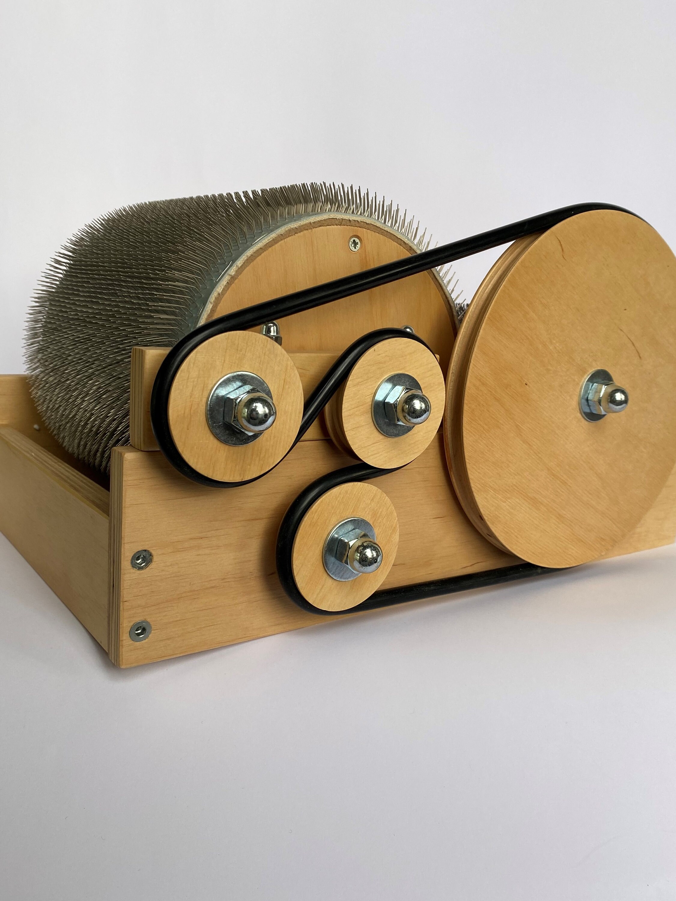 Premium Drum Carding Machine: Handcrafted Wool Comber With 72 TPI ...